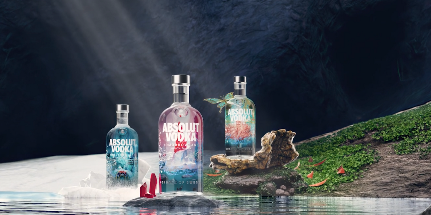 Absolut Tomorrowland 2025 Edition CRYSTAL - Čistá vodka | Svět nápojů